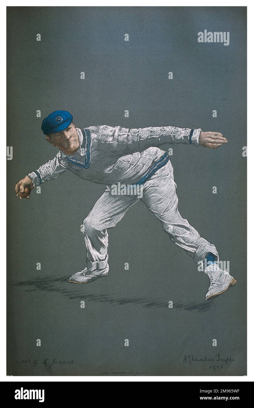 Gilbert L Jessop - Gloucestershire and England cricketer. Played for ...