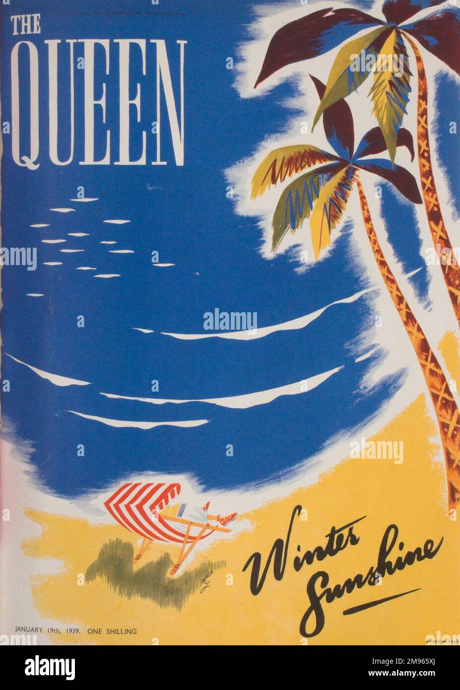 Cover illustration for the Winter Sunshine edition of The Queen ...