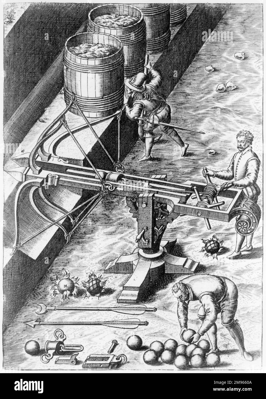 A large mounted crossbow capable of firing a wide range of projectiles ...