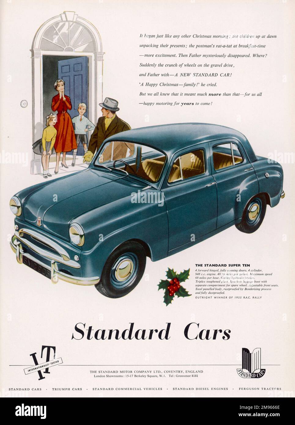Advert for the Super 10 by Standard Cars showing a typical middle class ...