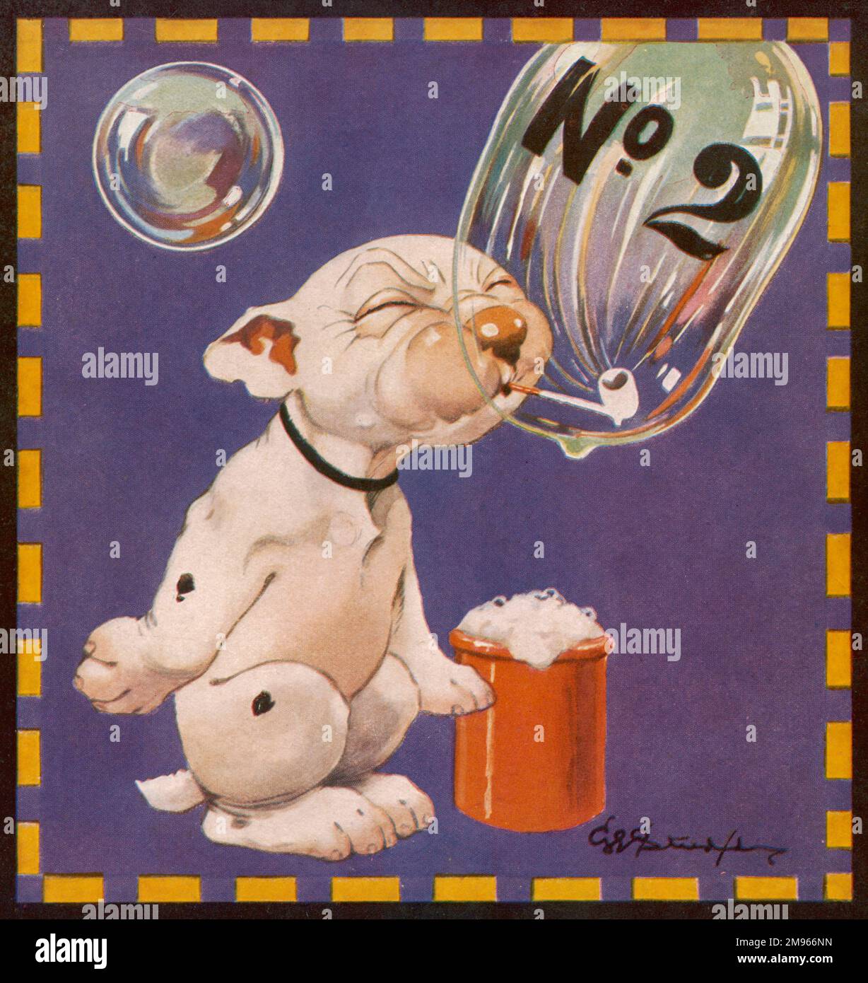 Colour frontispiece of The Second Studdy Dogs Portfolio, featuring ...