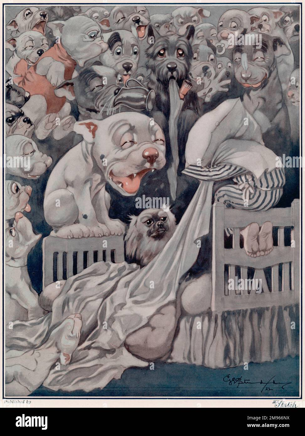 Bonzo and Co. get their own back on the artist, after the Christmas ...