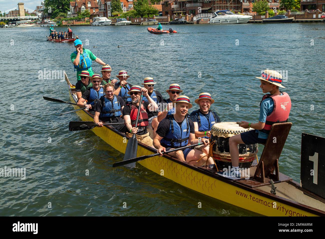 Marlow, Buckinghamshire, UK. 12th June, 2022. Day Two of Marlow Regatta ...