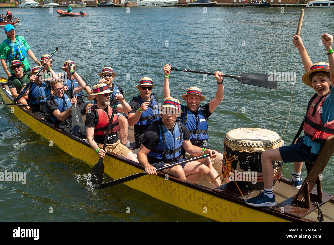 Marlow, Buckinghamshire, UK. 12th June, 2022. Day Two of Marlow Regatta ...