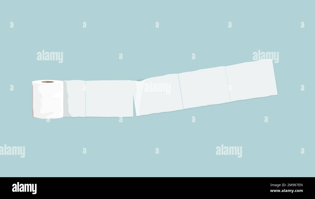 Toilet paper tissue banner element vector Stock Vector Image & Art - Alamy