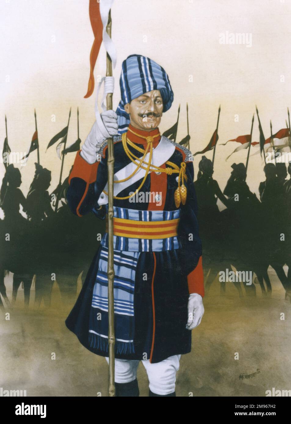 A Trooper of the 61st Cavalry of the Indian Army - a modern descendant ...