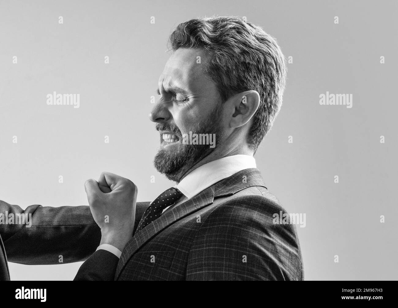 Aggression from man hi-res stock photography and images - Alamy