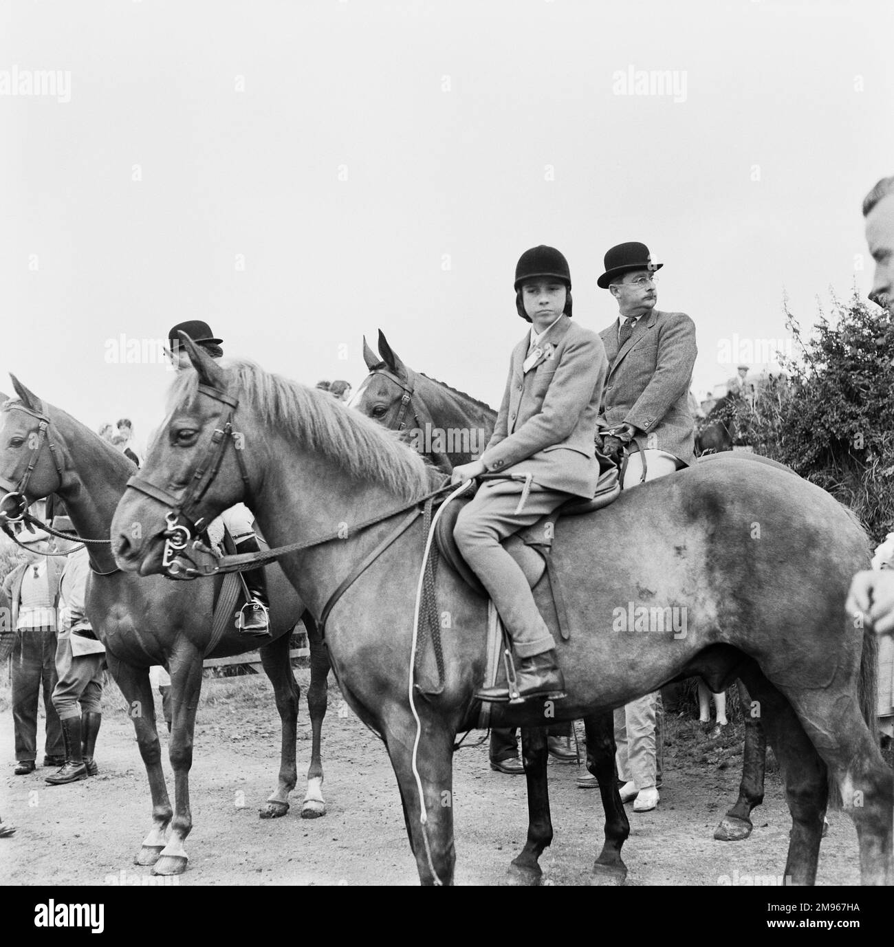Foxhunt, Clee Hills, Shropshire. Photograph by Norman Synge Waller Budd ...