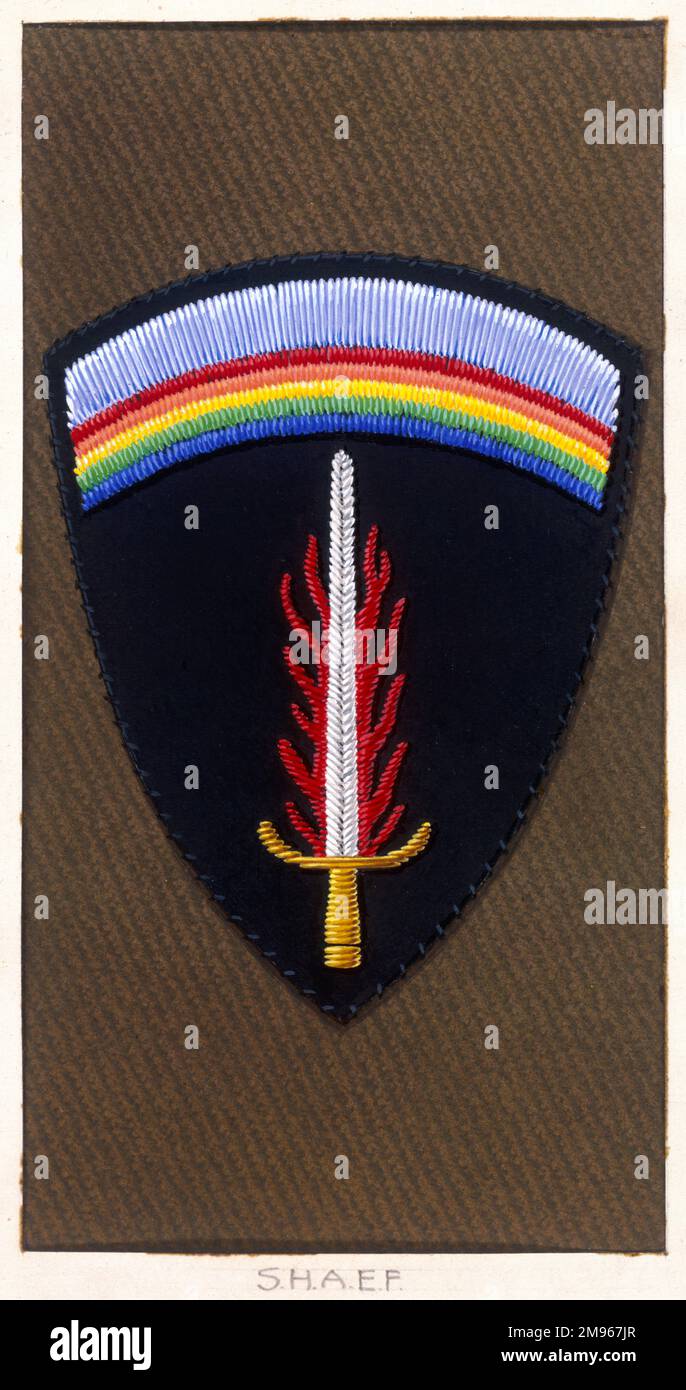 Badge of the Supreme Headquarters Allied Expeditionary Force ...