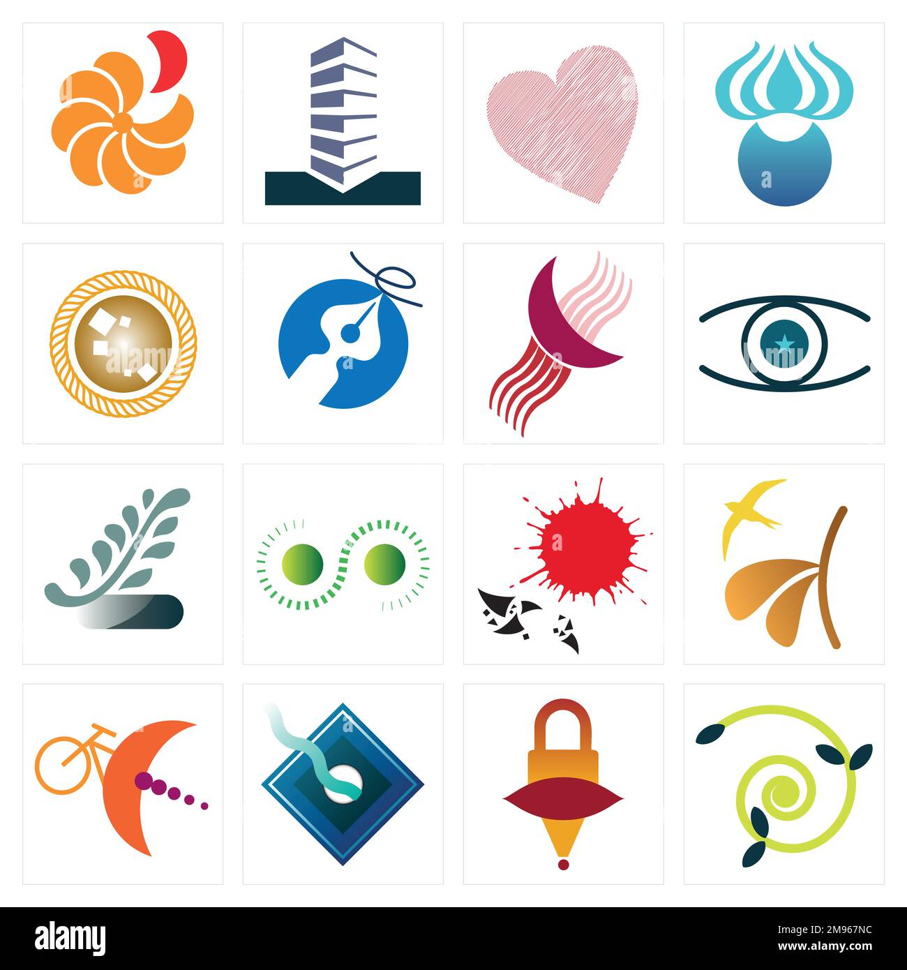 Sect of pictogram for activities or companies Stock Vector Image & Art ...