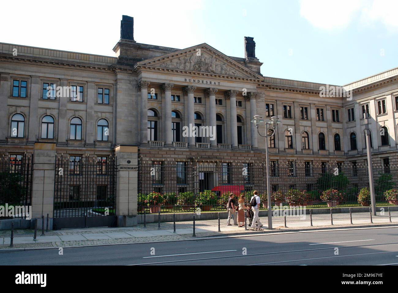 The Bundesrat building in Leipziger Strasse, Berlin, Germany Stock ...