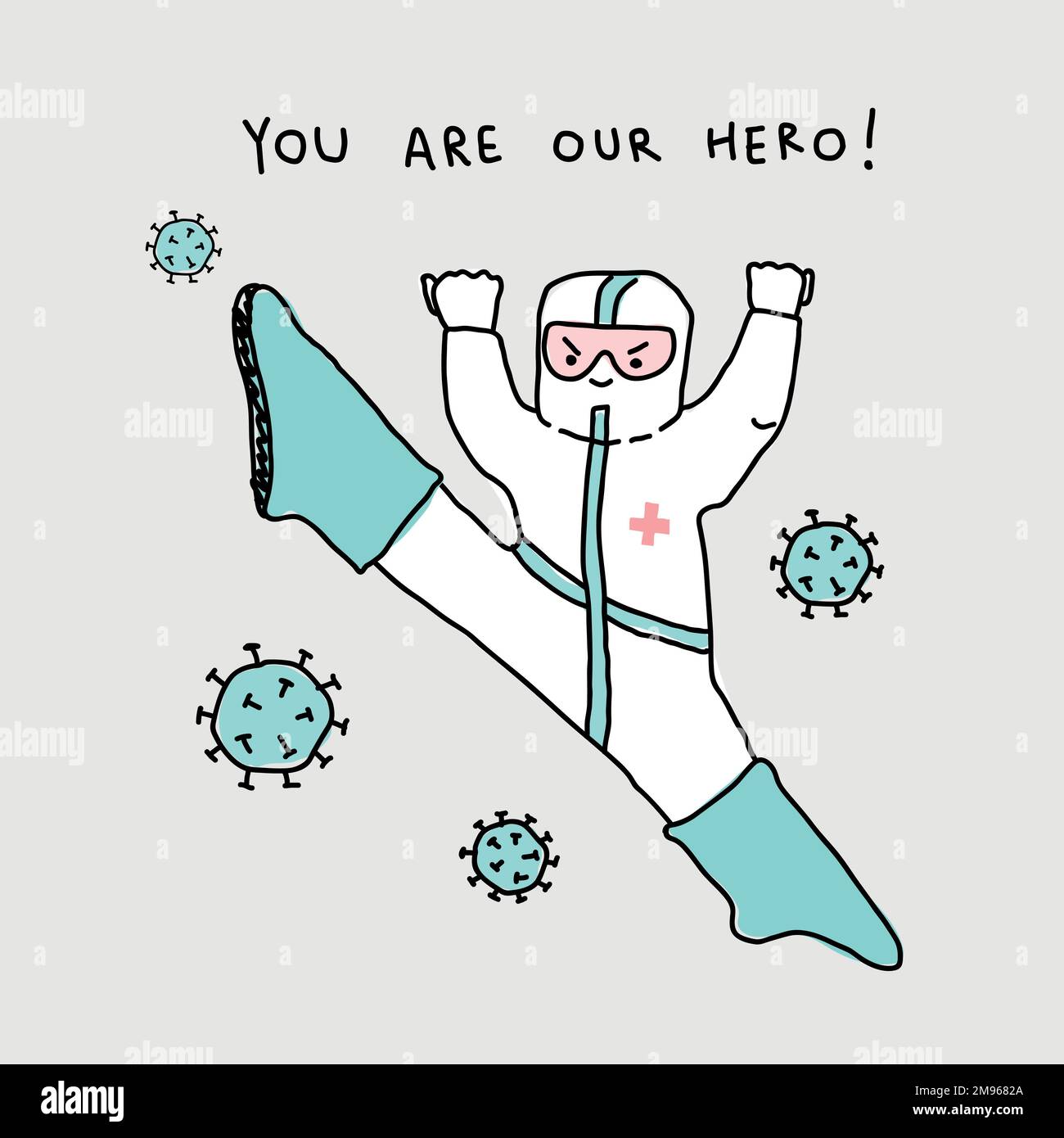 Medical hero Stock Vector Images - Alamy