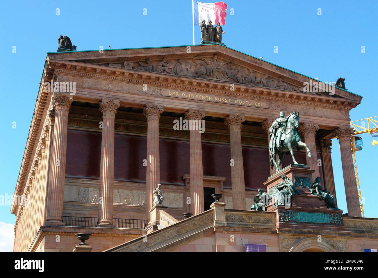 The Old National Gallery (Alte Nationalgalerie) on Museum Island ...