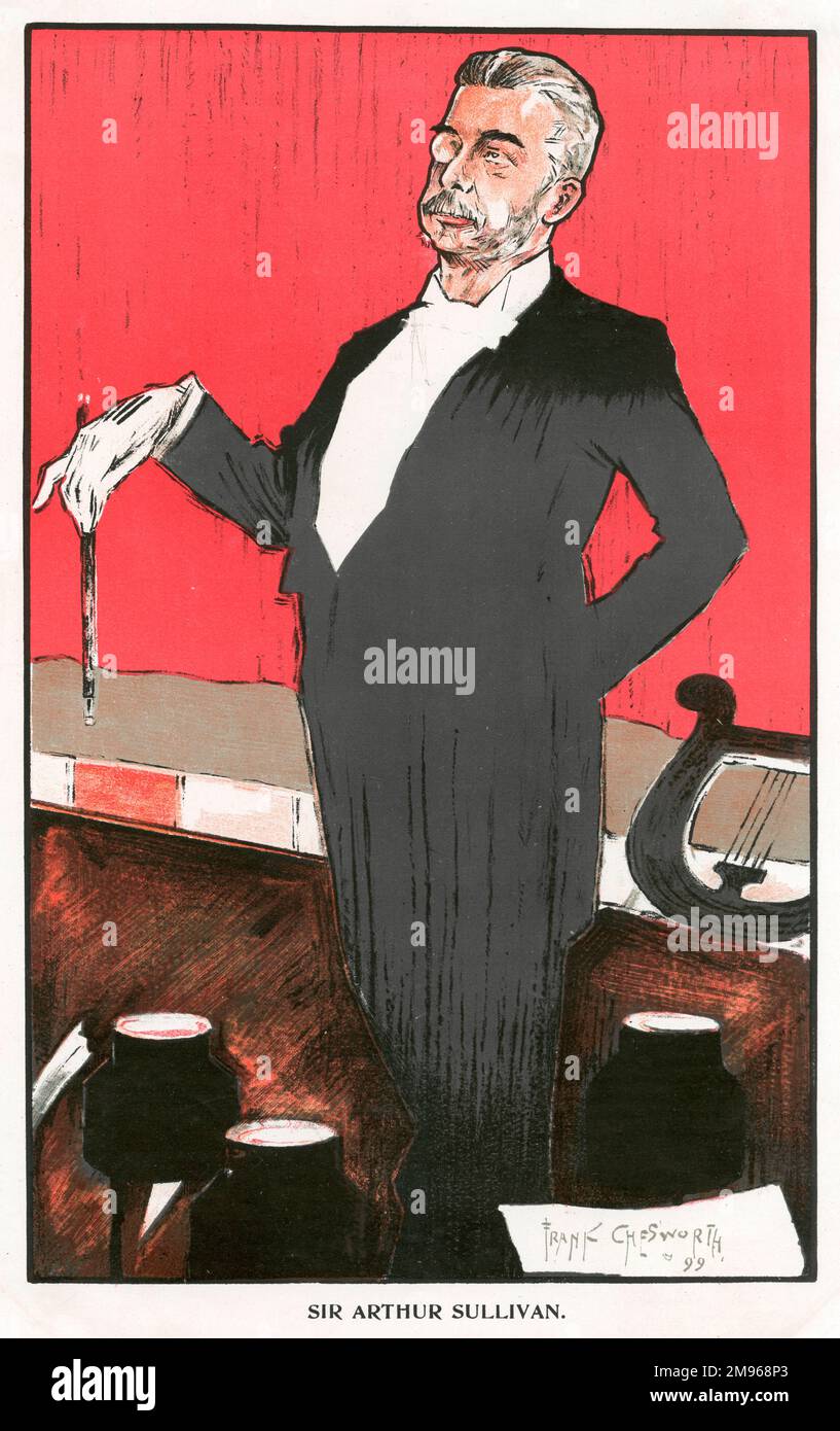 Sir Arthur Seymour Sullivan (1842 – 1900), an English composer, best ...