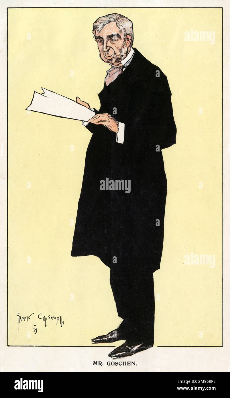 George Joachim Goschen, 1st Viscount Goschen (1831 - 1907). British ...