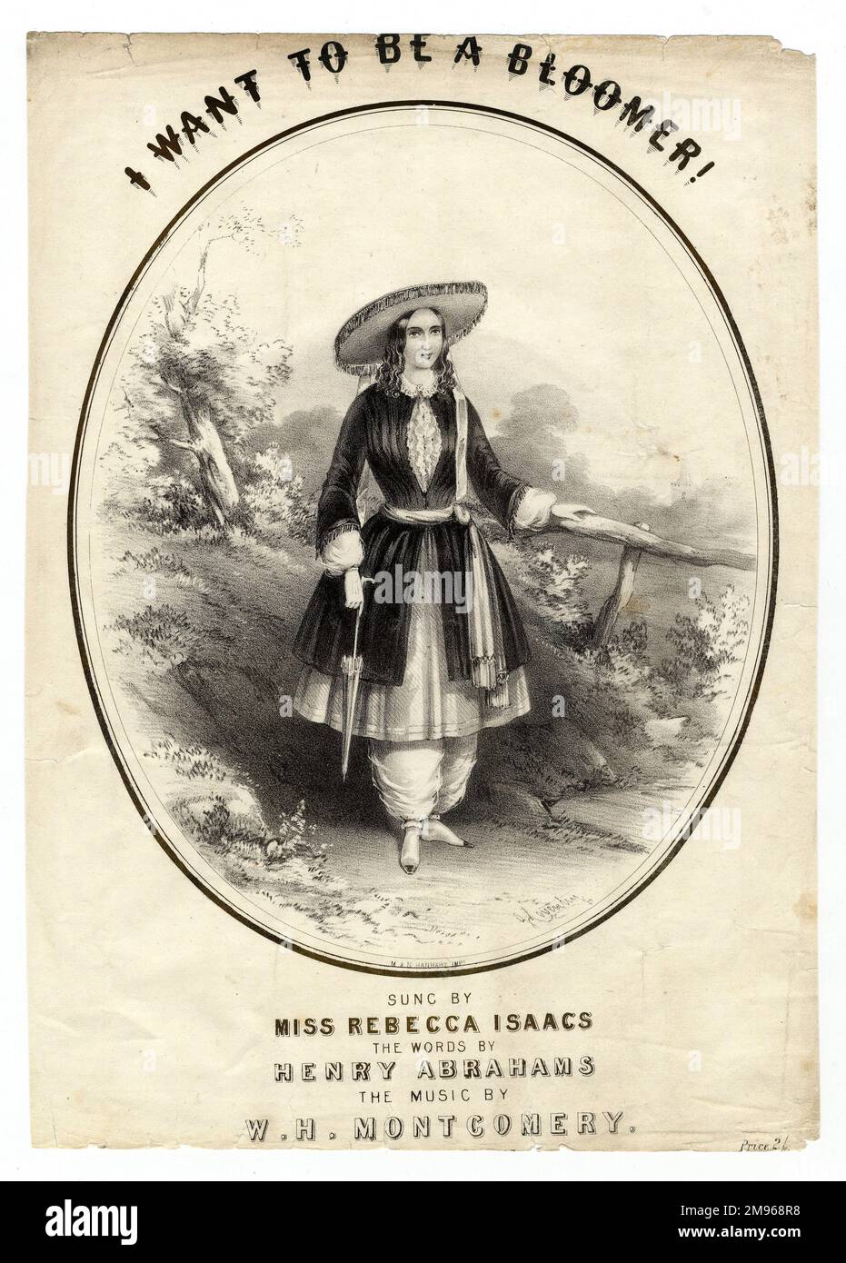 Music cover for I Want To Be A Bloomer! Sung by Miss Rebecca Isaacs ...