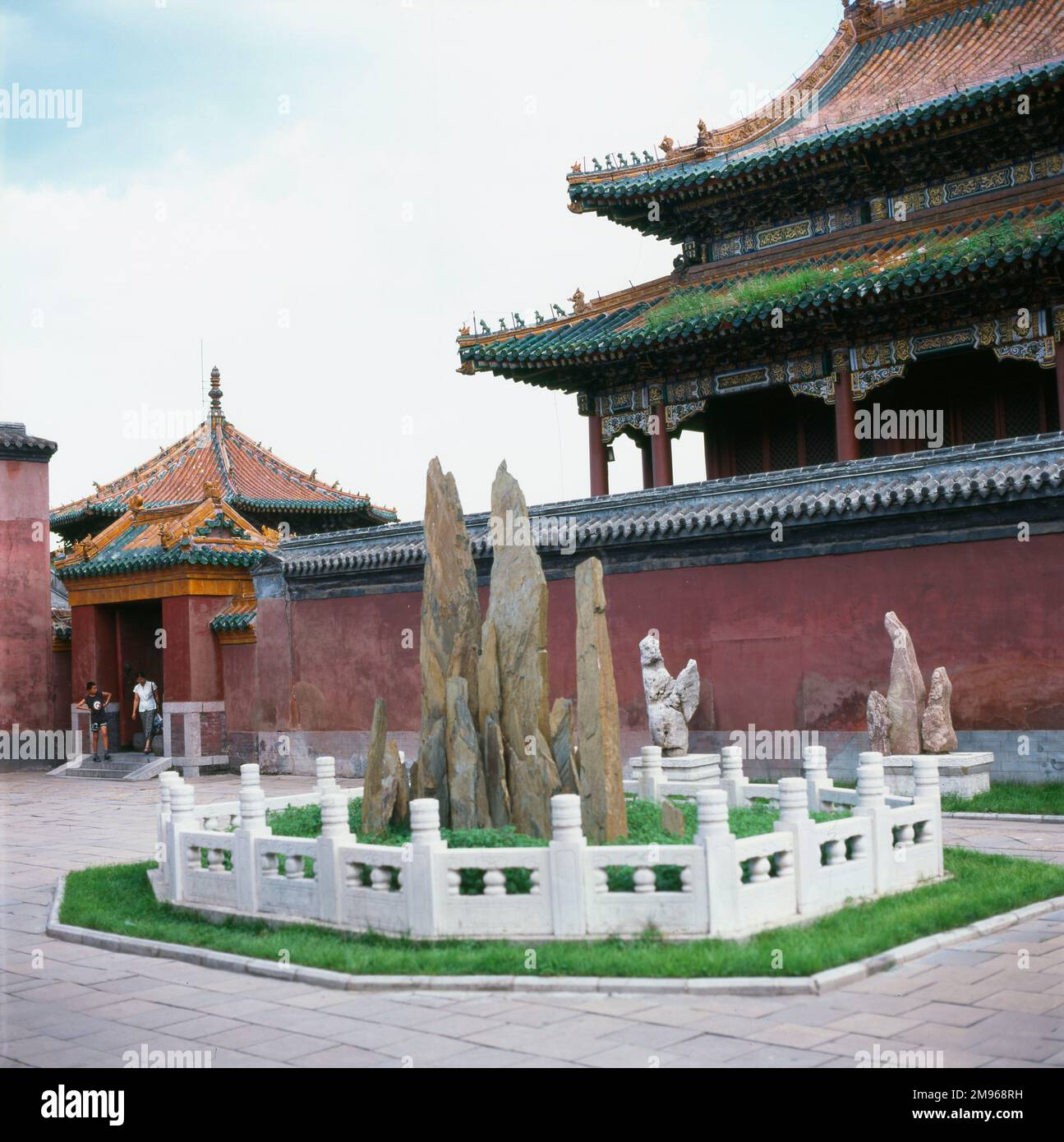 Part of the Imperial Palace at Shenyang, Liaoning Province, China ...