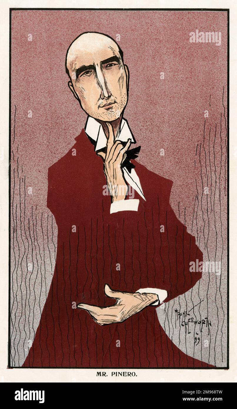 Sir Arthur Wing Pinero (1855 - 1934). English actor, dramatist and ...