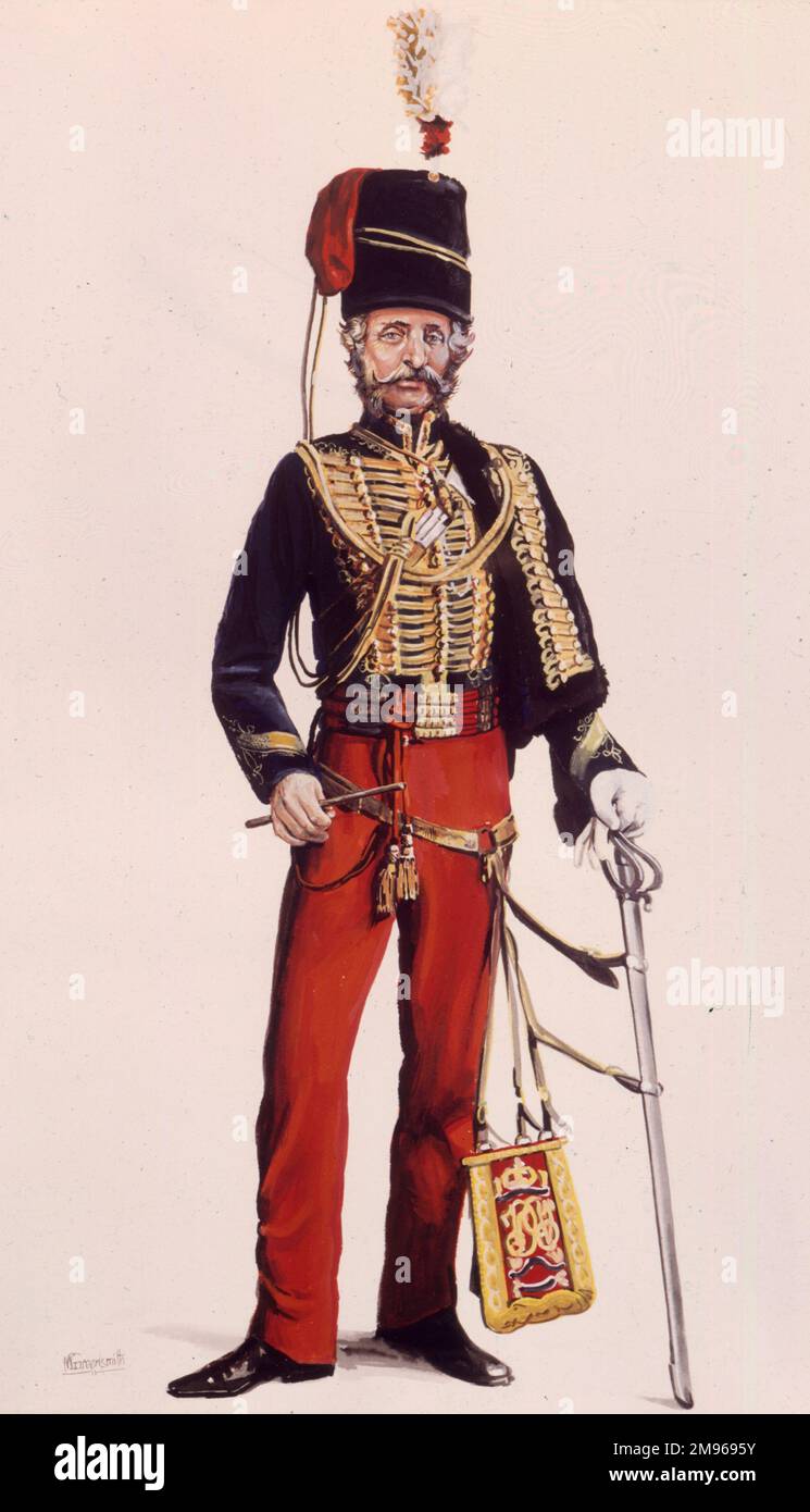 British hussar painting hi-res stock photography and images - Alamy
