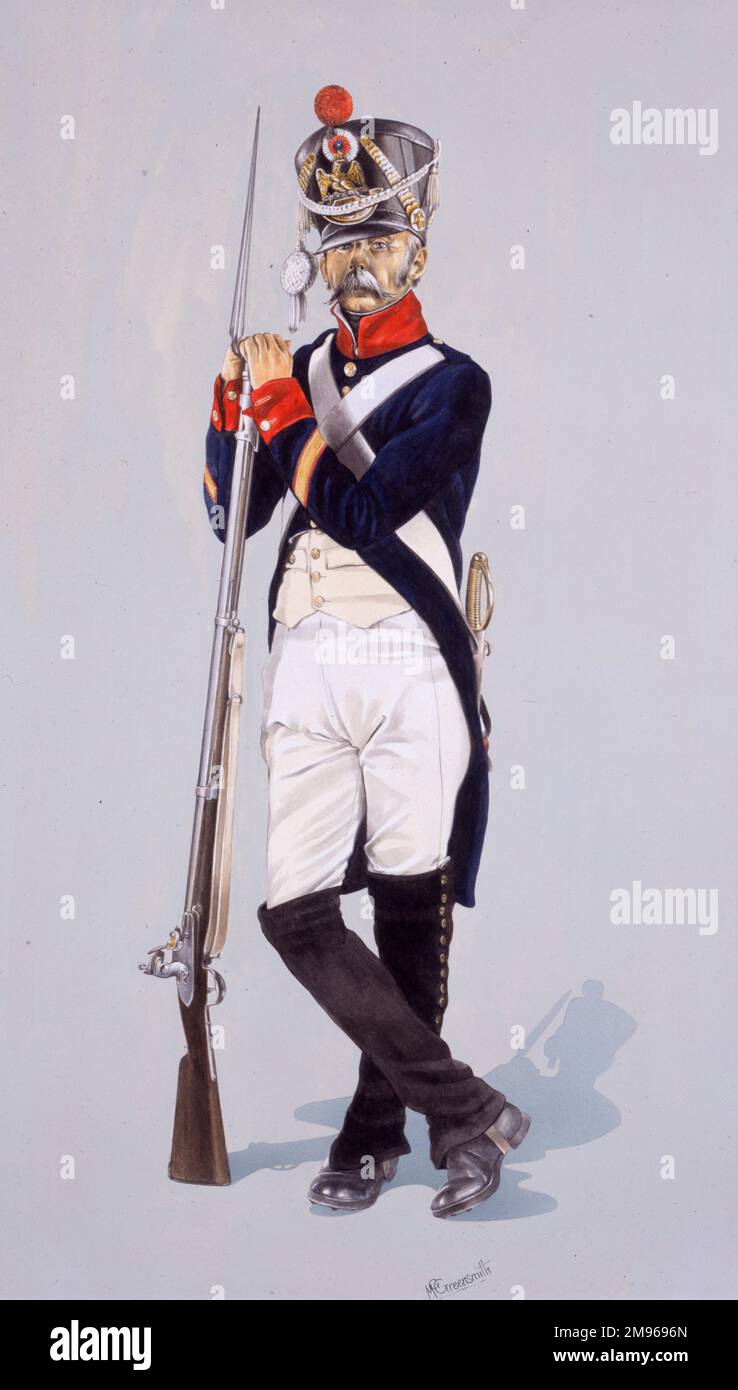 Napoleonic War Line Infantry (French) - Sergeant of Fusiliers of the ...