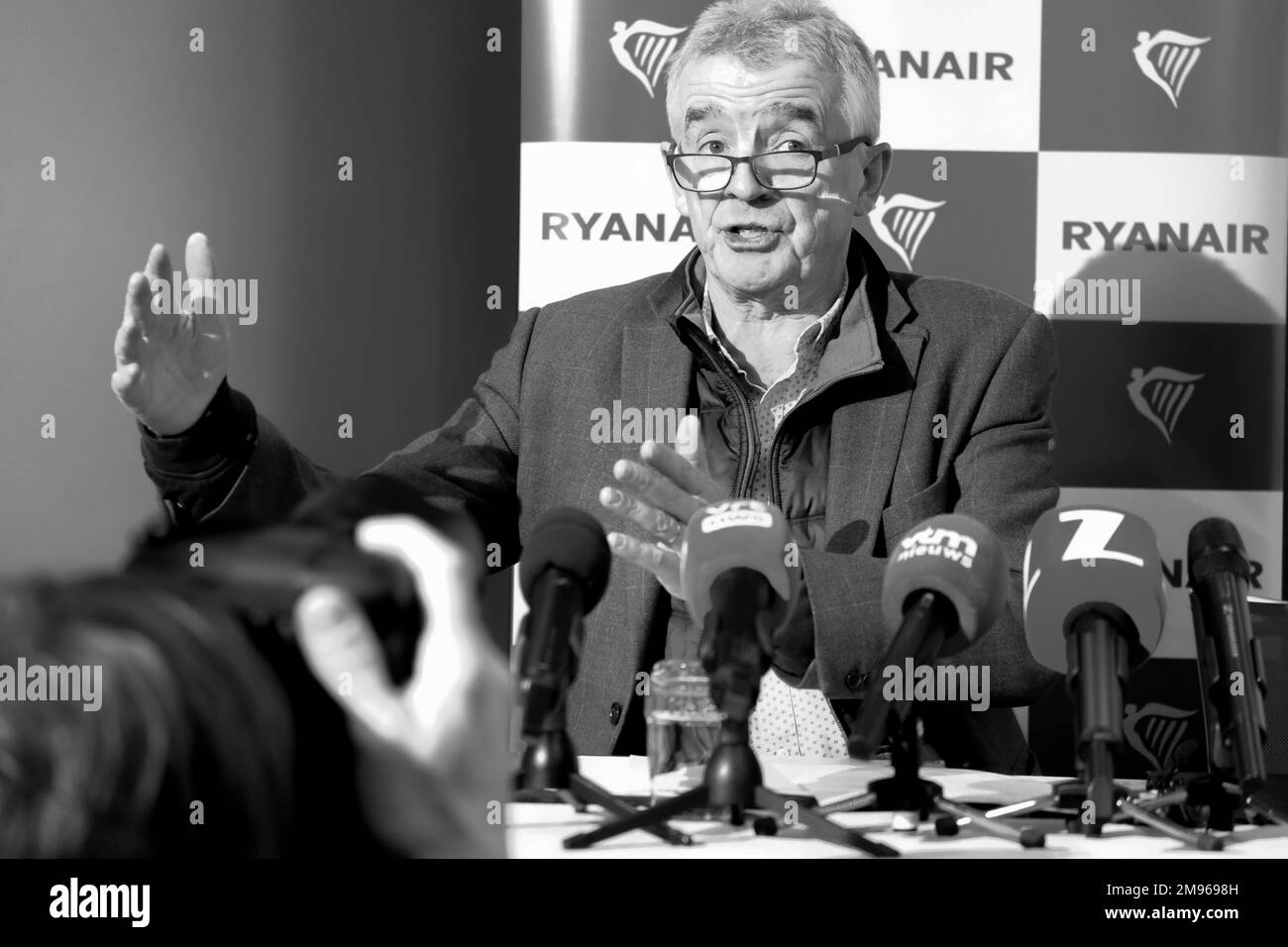 Ceo of ryanair Black and White Stock Photos & Images - Alamy