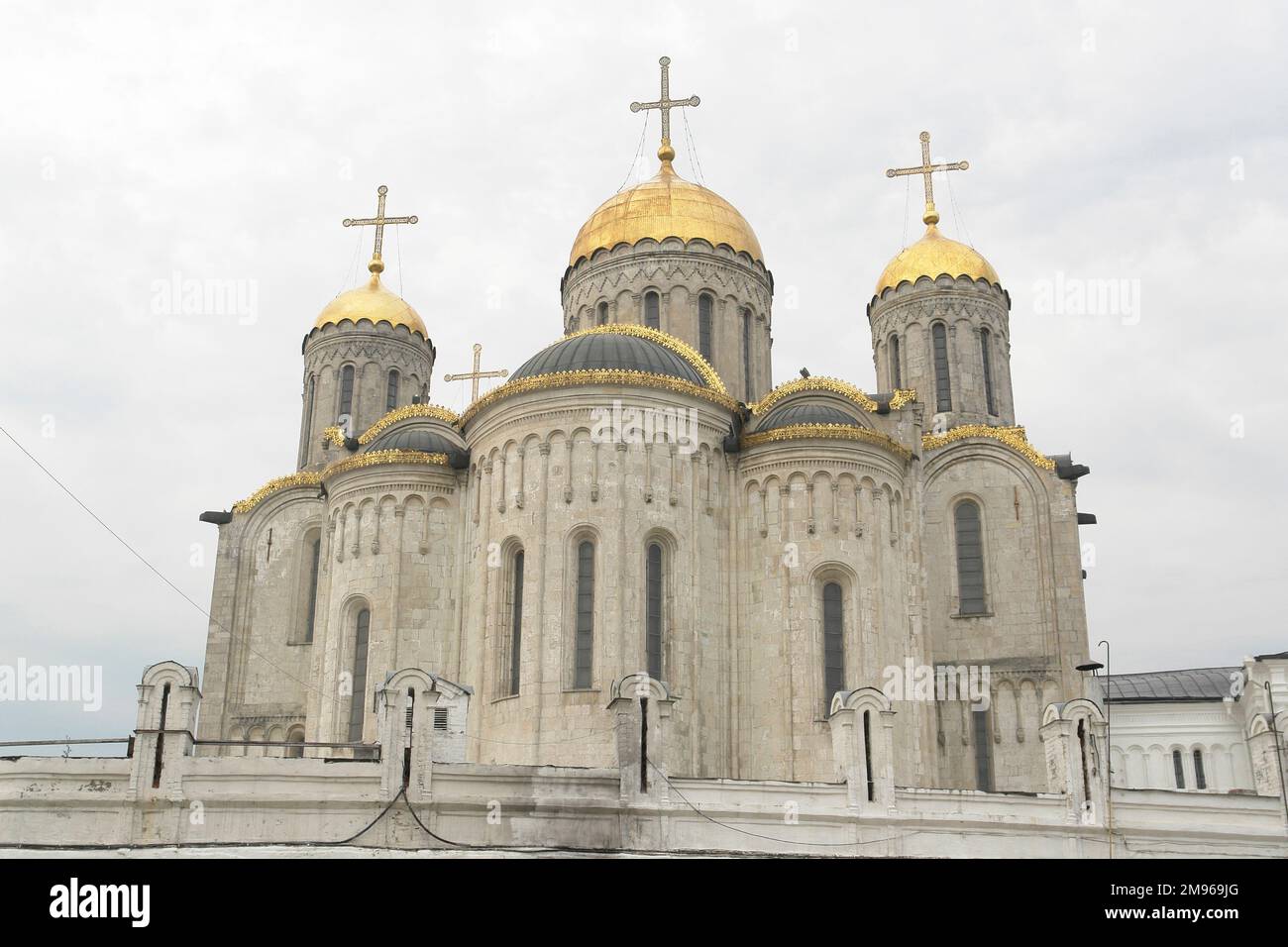 View of the Uspenski Cathedral (Uspenski Sobor, or Mariae Ascension Cathedral), built in 1158 ...