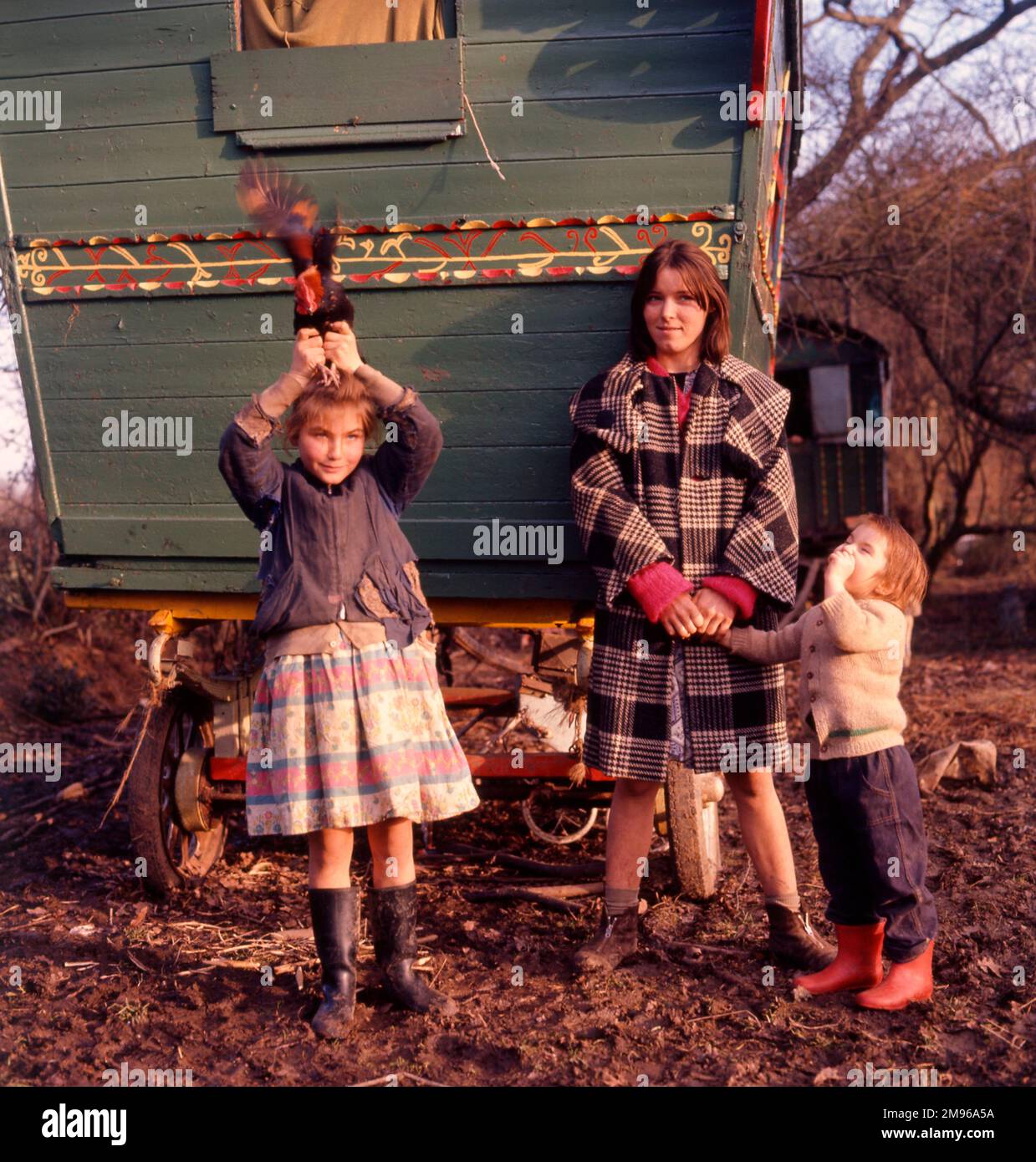 Gypsy girl caravan hi-res stock photography and images - Alamy