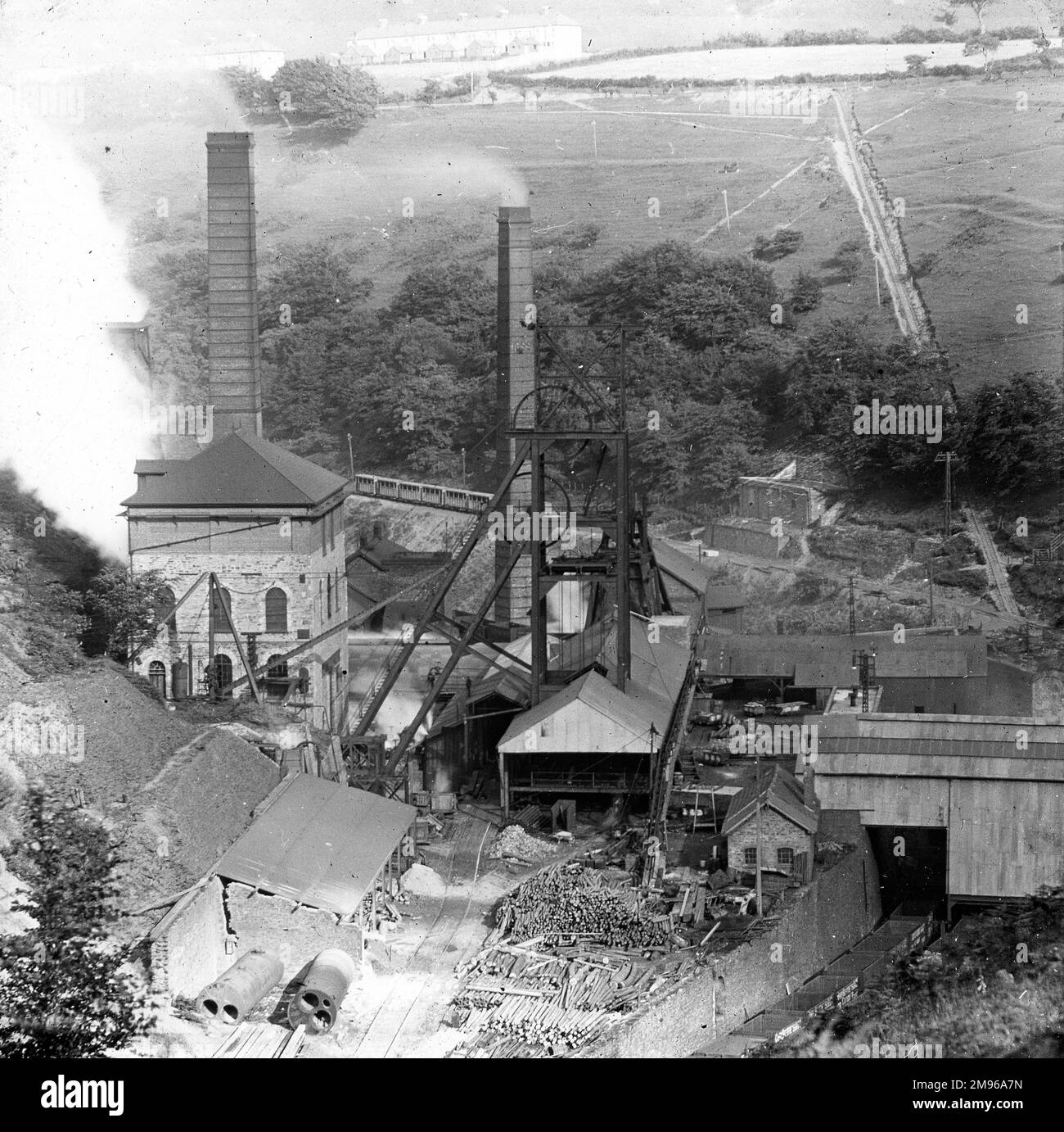 Tirpentwys colliery Black and White Stock Photos & Images - Alamy