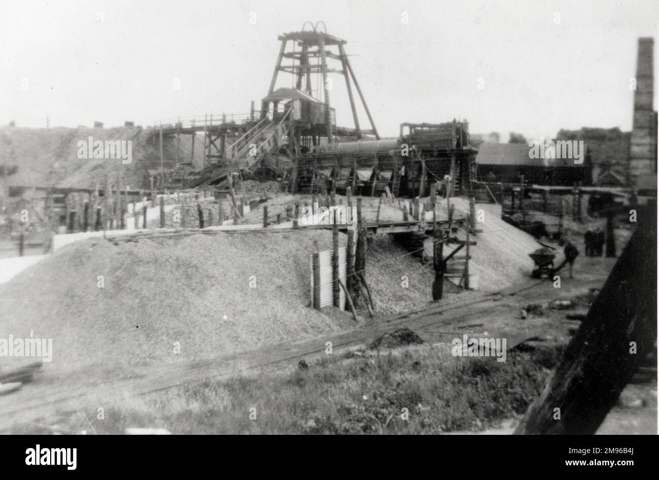 A view of Hook Colliery, near Haverfordwest, Pembrokeshire, South Wales ...