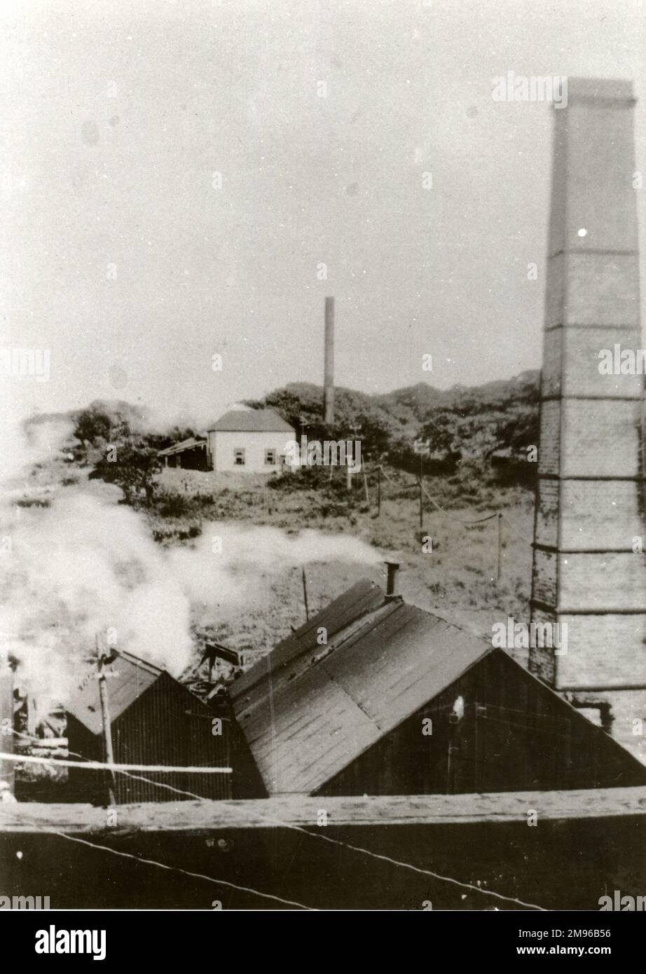 View of Hook Colliery, near Haverfordwest, Pembrokeshire, South Wales ...