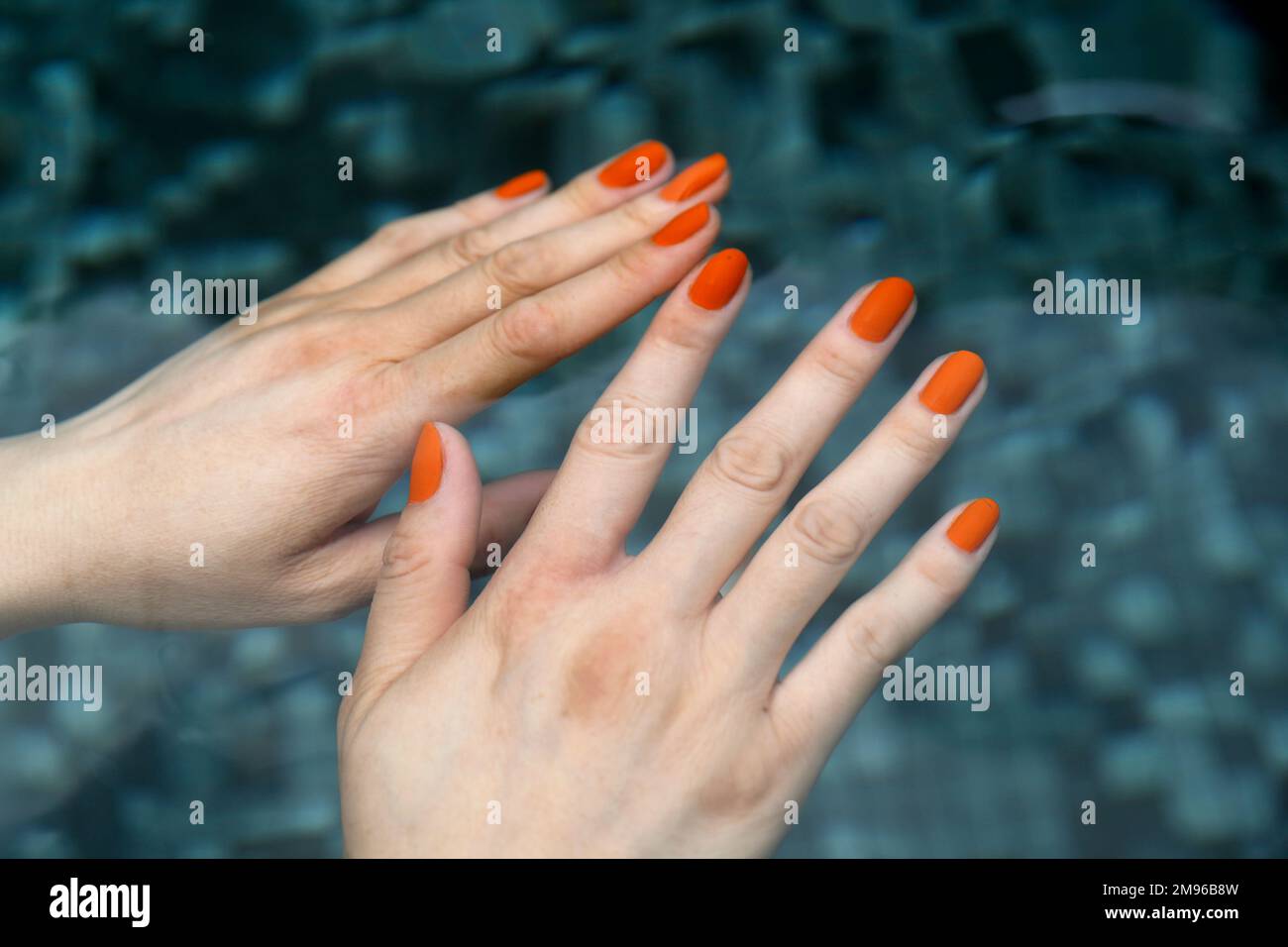 Saint-Gervais Mont-Blanc thermal spa. Balneotherapy. Woman enjoying spa ...