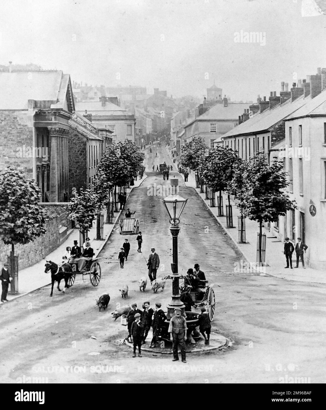 Haverfordwest town centre hi-res stock photography and images - Alamy