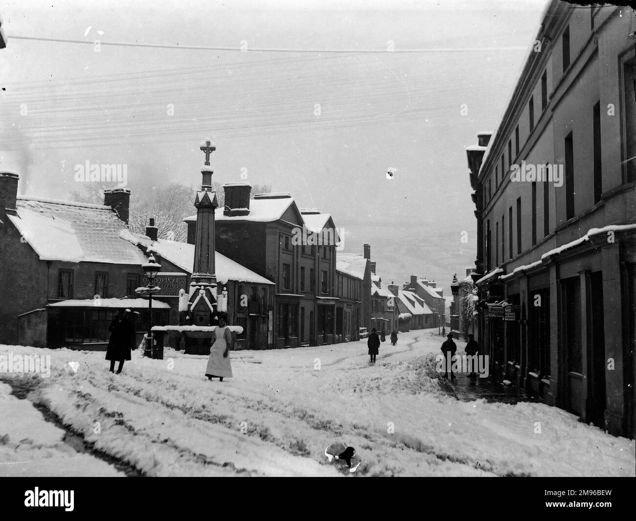 Snow can seen on Black and White Stock Photos & Images - Alamy