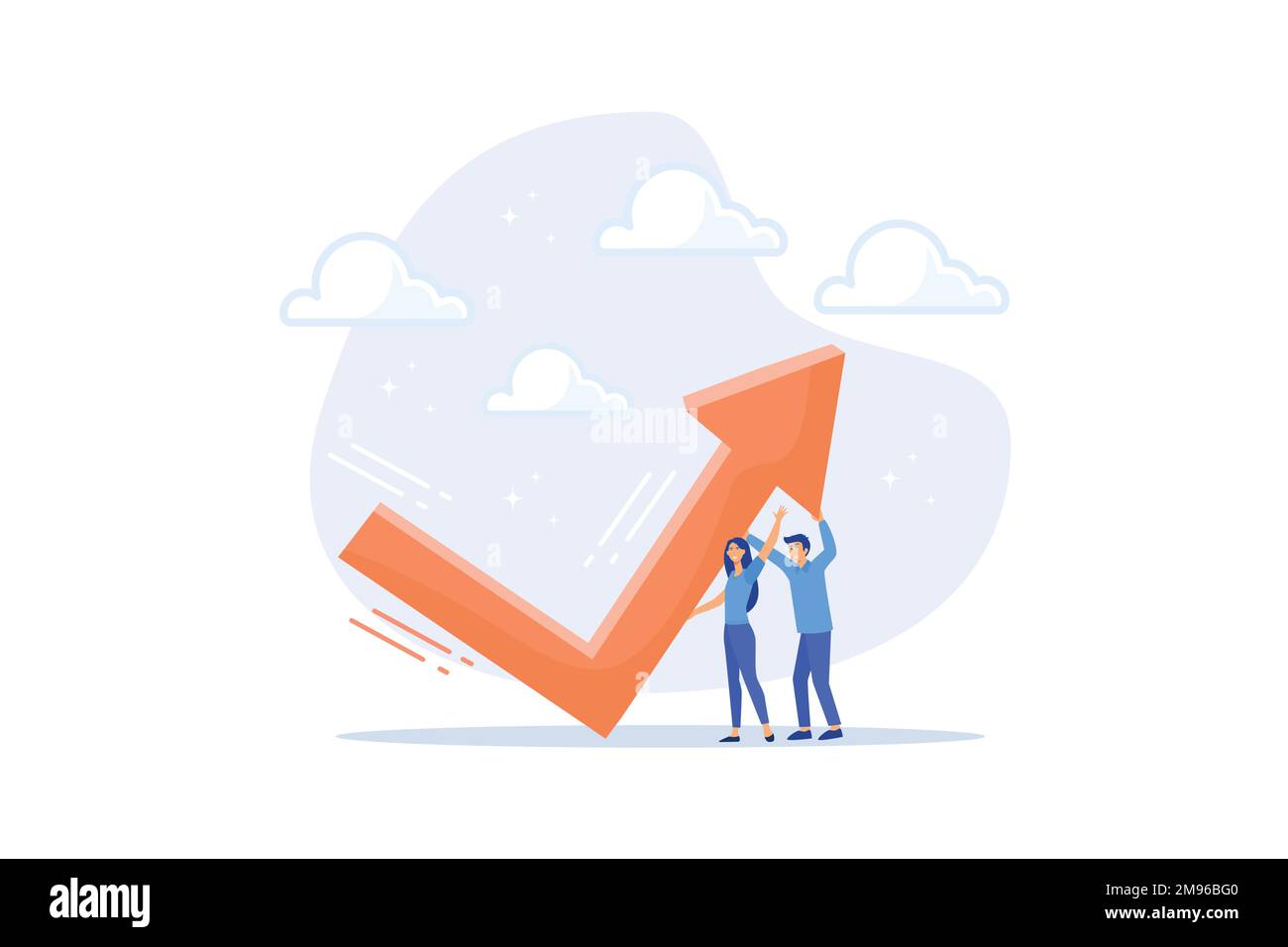 Economic recovery progress Stock Vector Images - Alamy