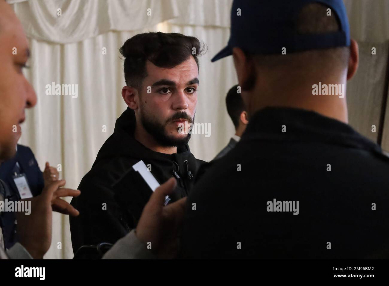 The son of the Libyan president, Bashir attends the opening of the ...