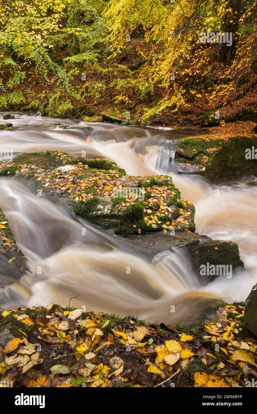 Waterfalls at the Birks of Aberfeldy, Moness Burn, Perth and Kinross ...