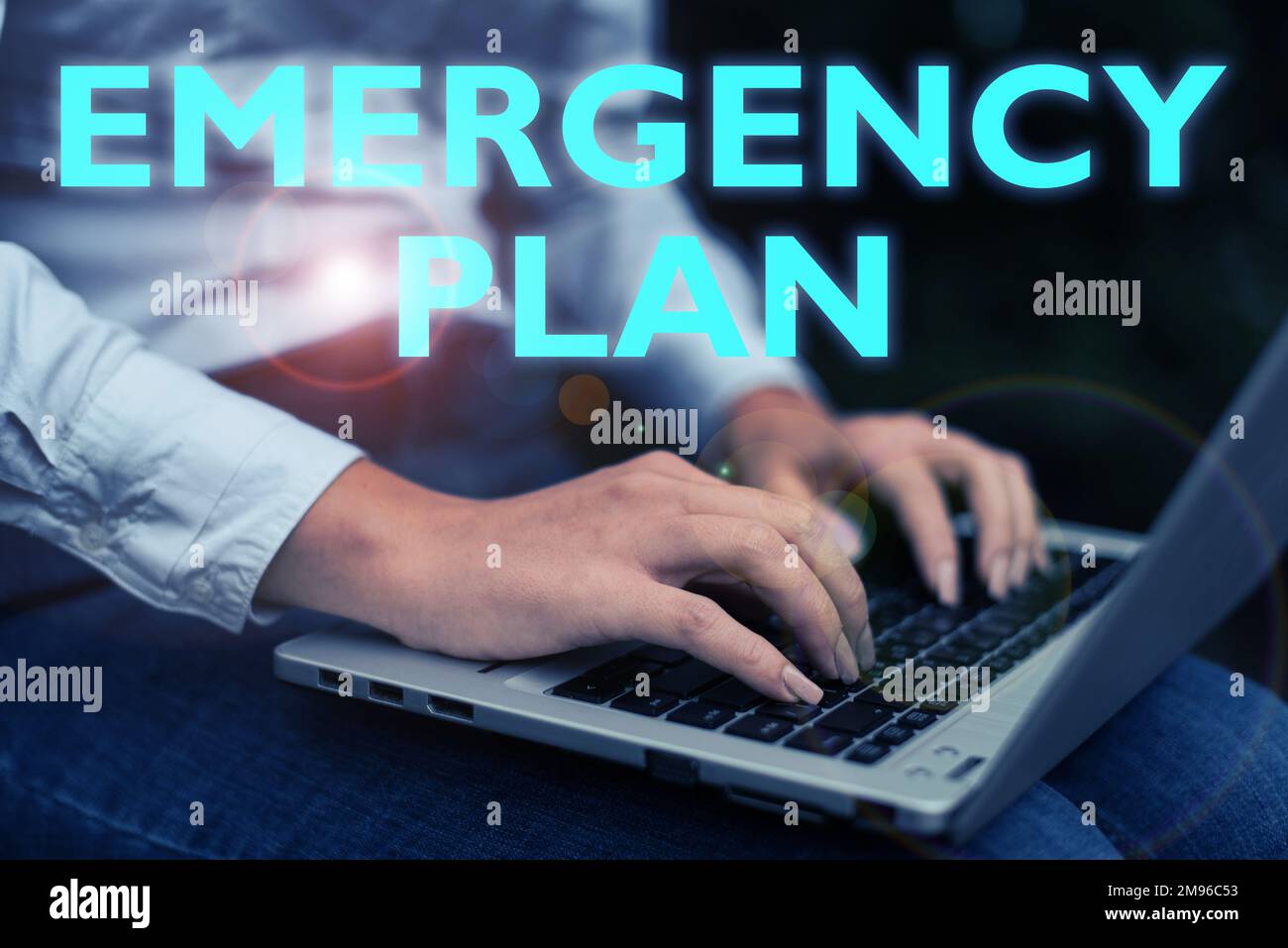 Conceptual caption Emergency Plan. Word for Procedures for response to ...