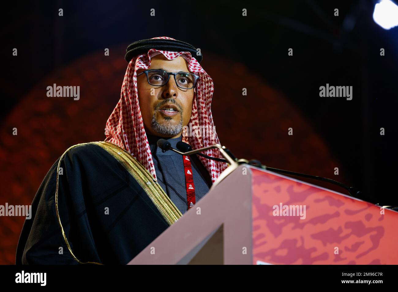 SAR Prince Khalid bin Sultan Al-Abdullah Al-Faisal, President de la Saudi Automobile ...