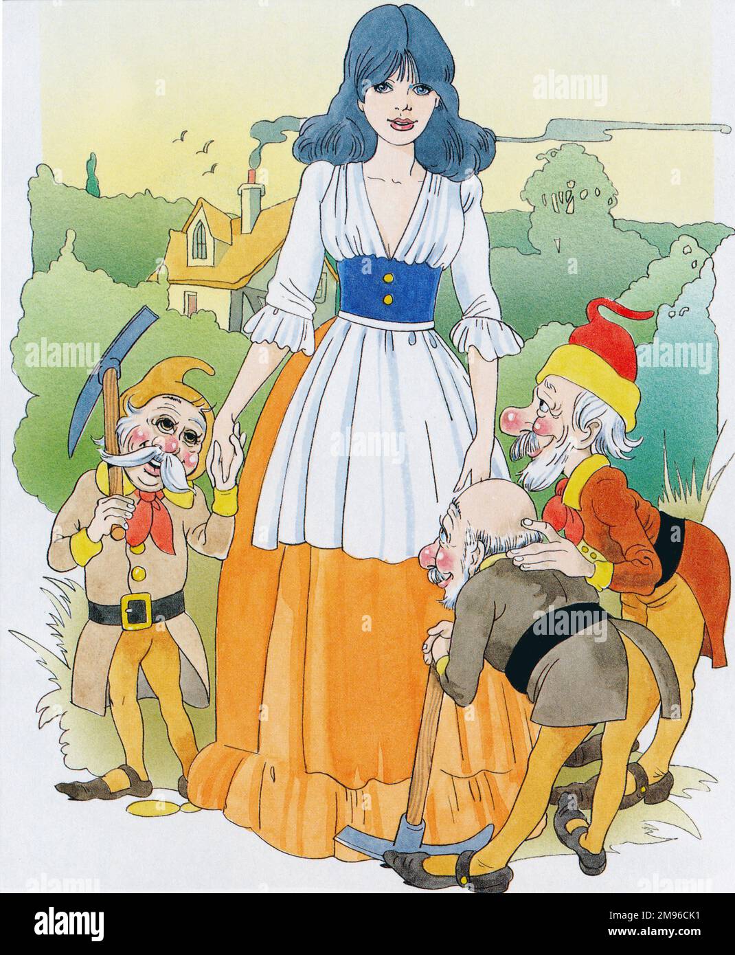 Snow white and the seven dwarfs hi-res stock photography and images - Alamy