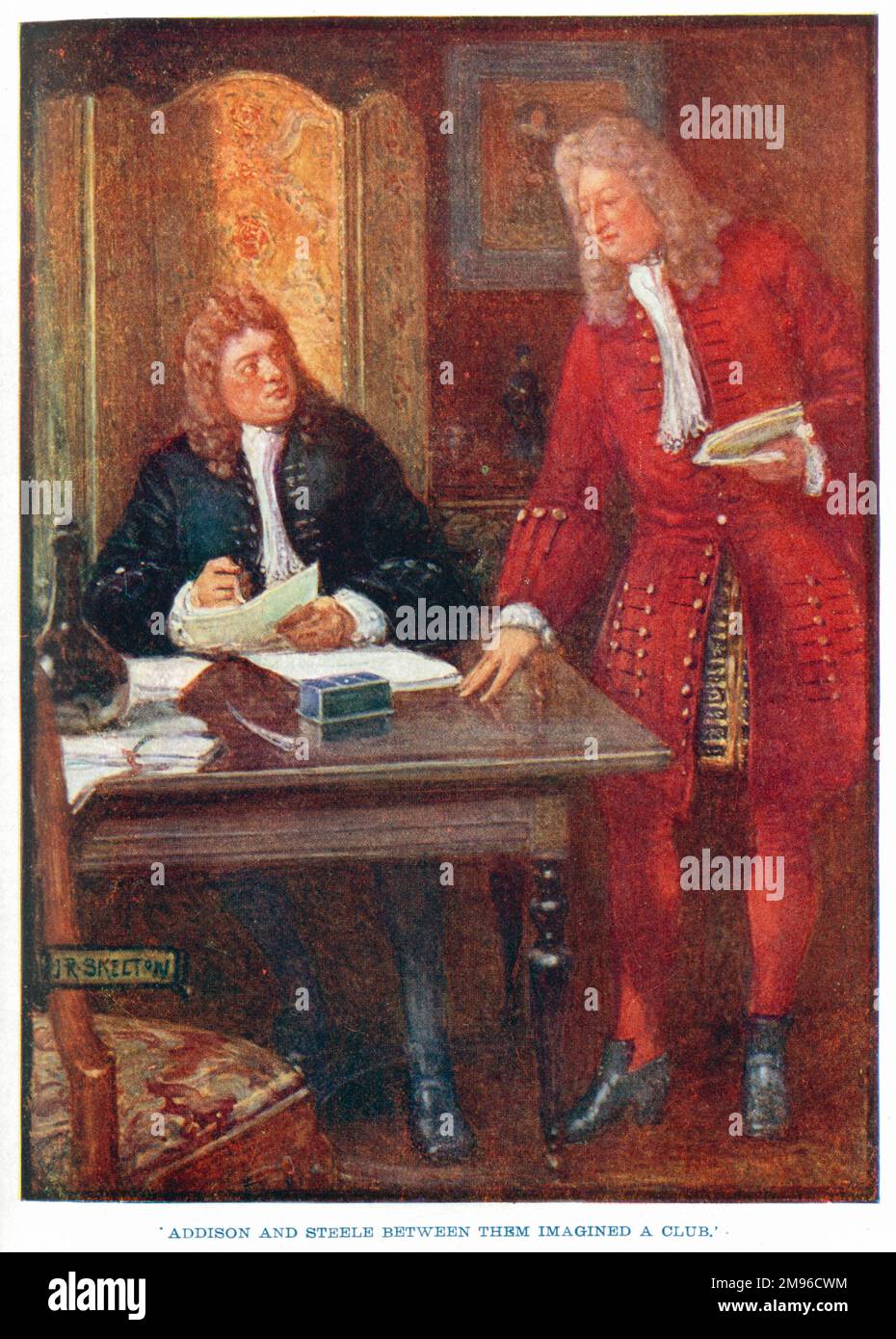 'Addison and Steele between them imagined a club.' Joseph Addison and ...