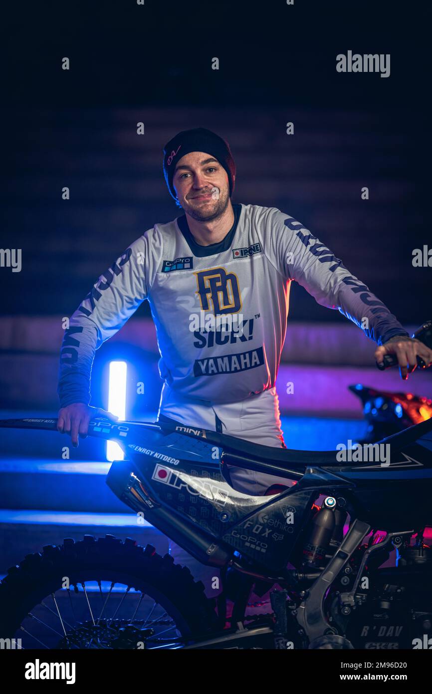 David Rinaldo posing in a photo session Stock Photo - Alamy