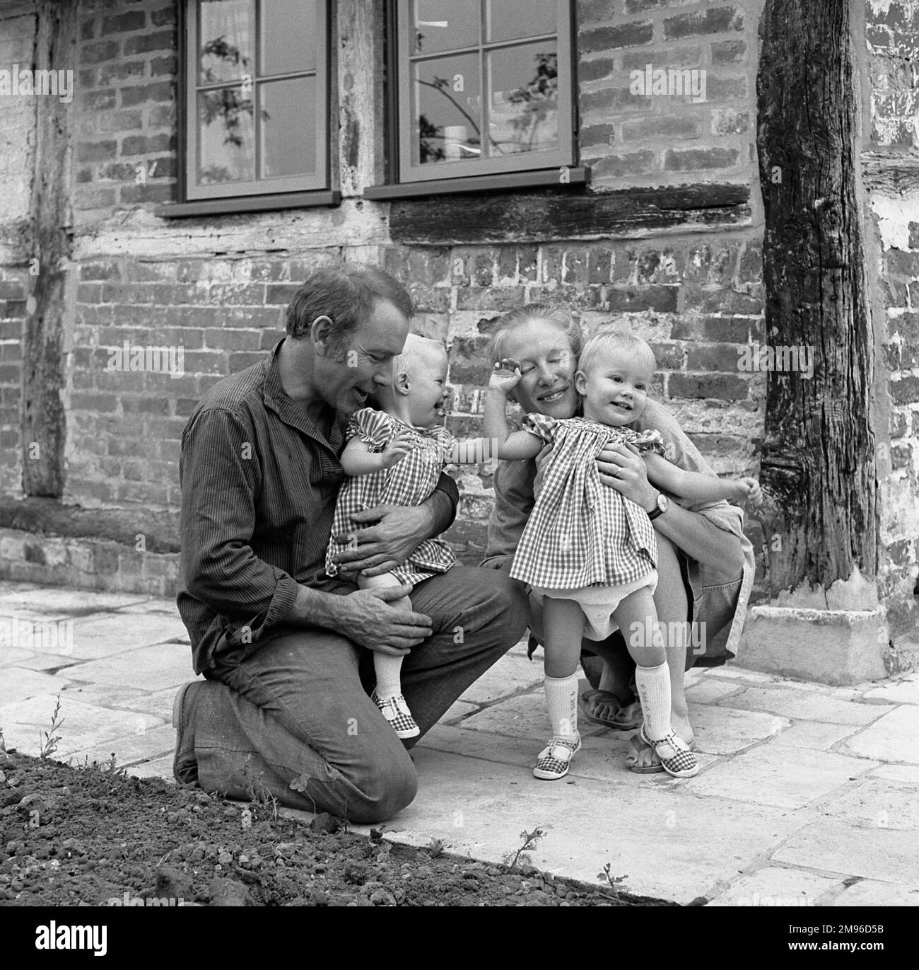 Toddler in house Black and White Stock Photos & Images - Alamy