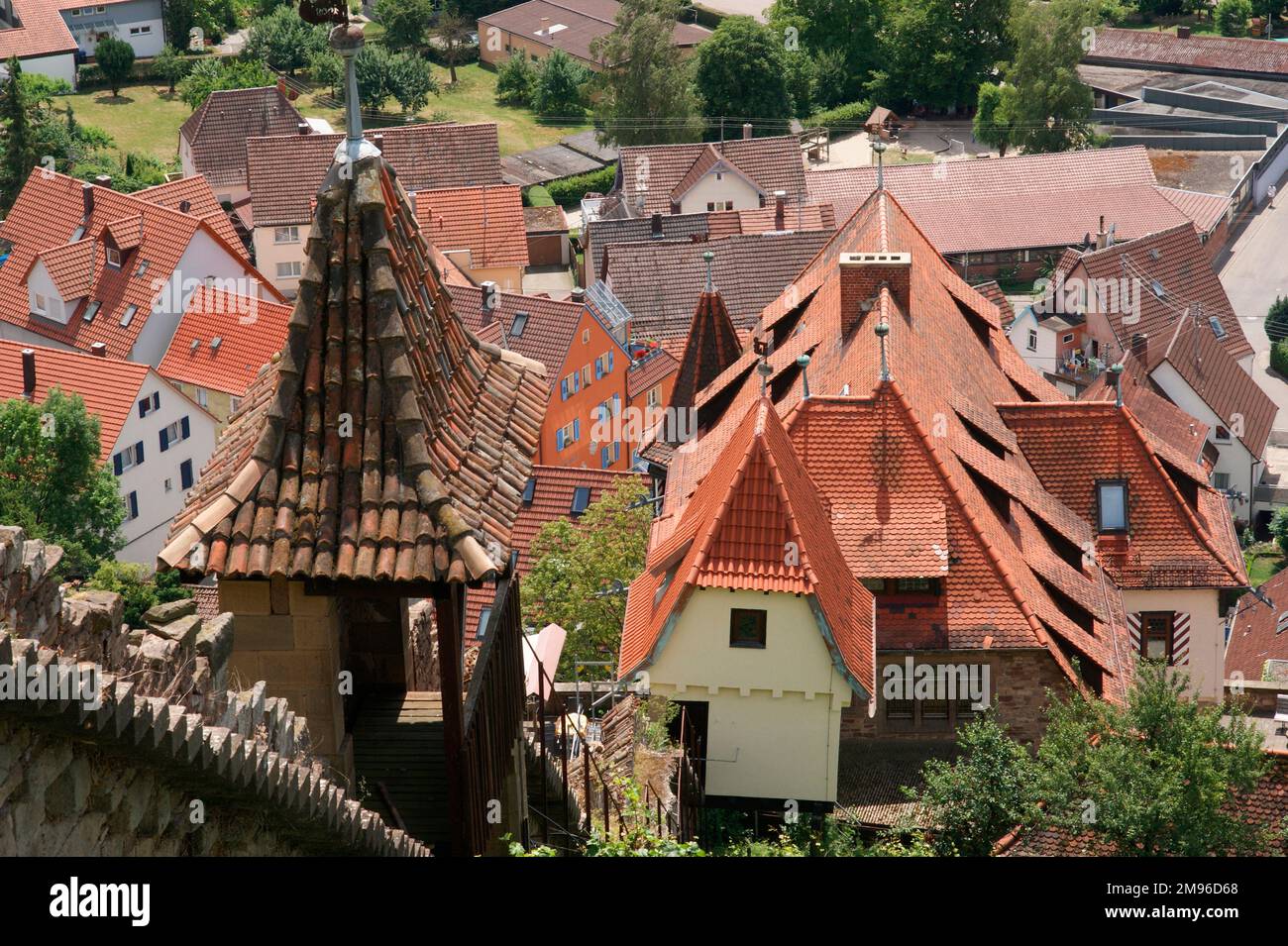 Roof tiles germany hi-res stock photography and images - Alamy