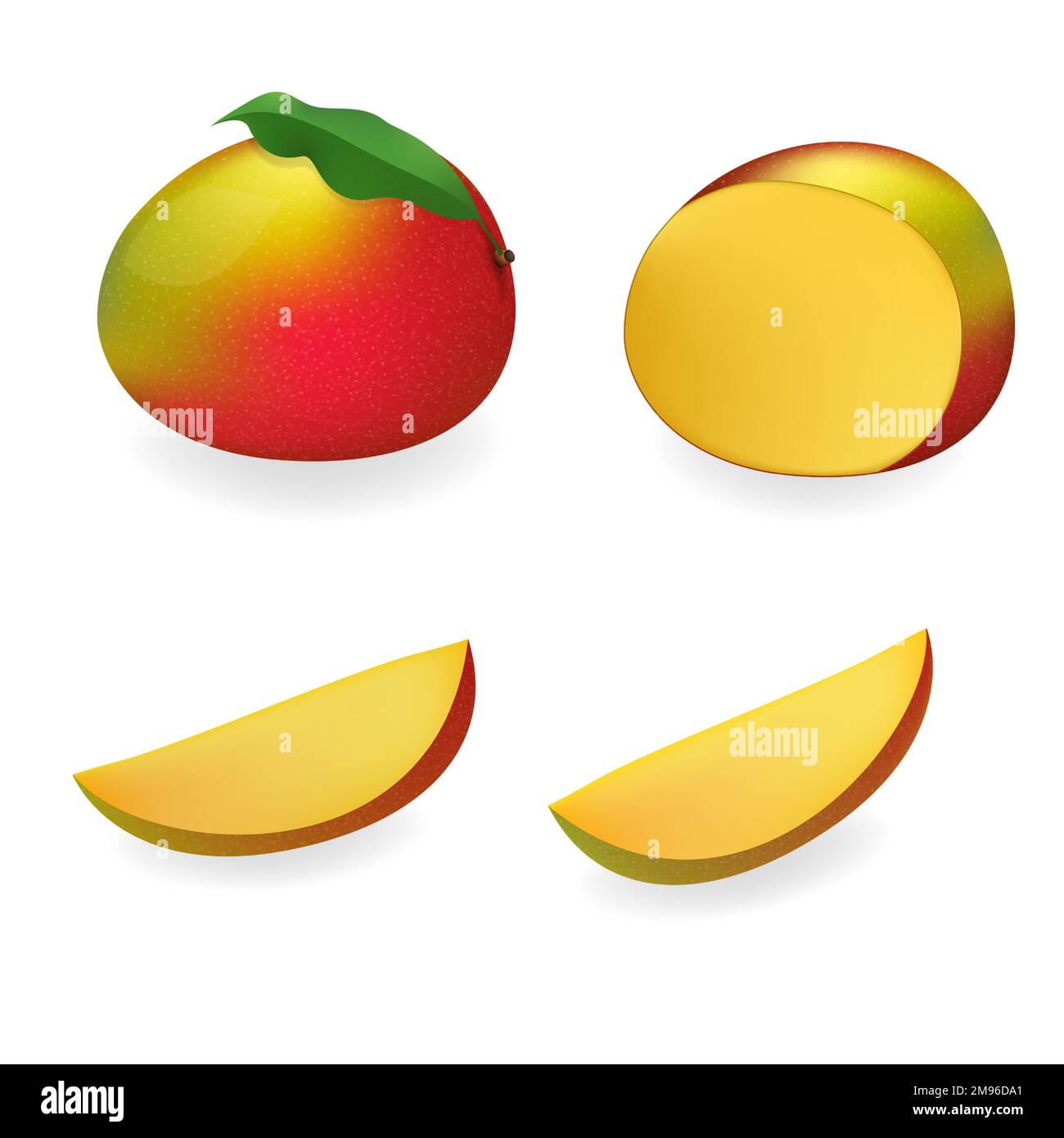 Mangoes color background Stock Vector Images - Alamy