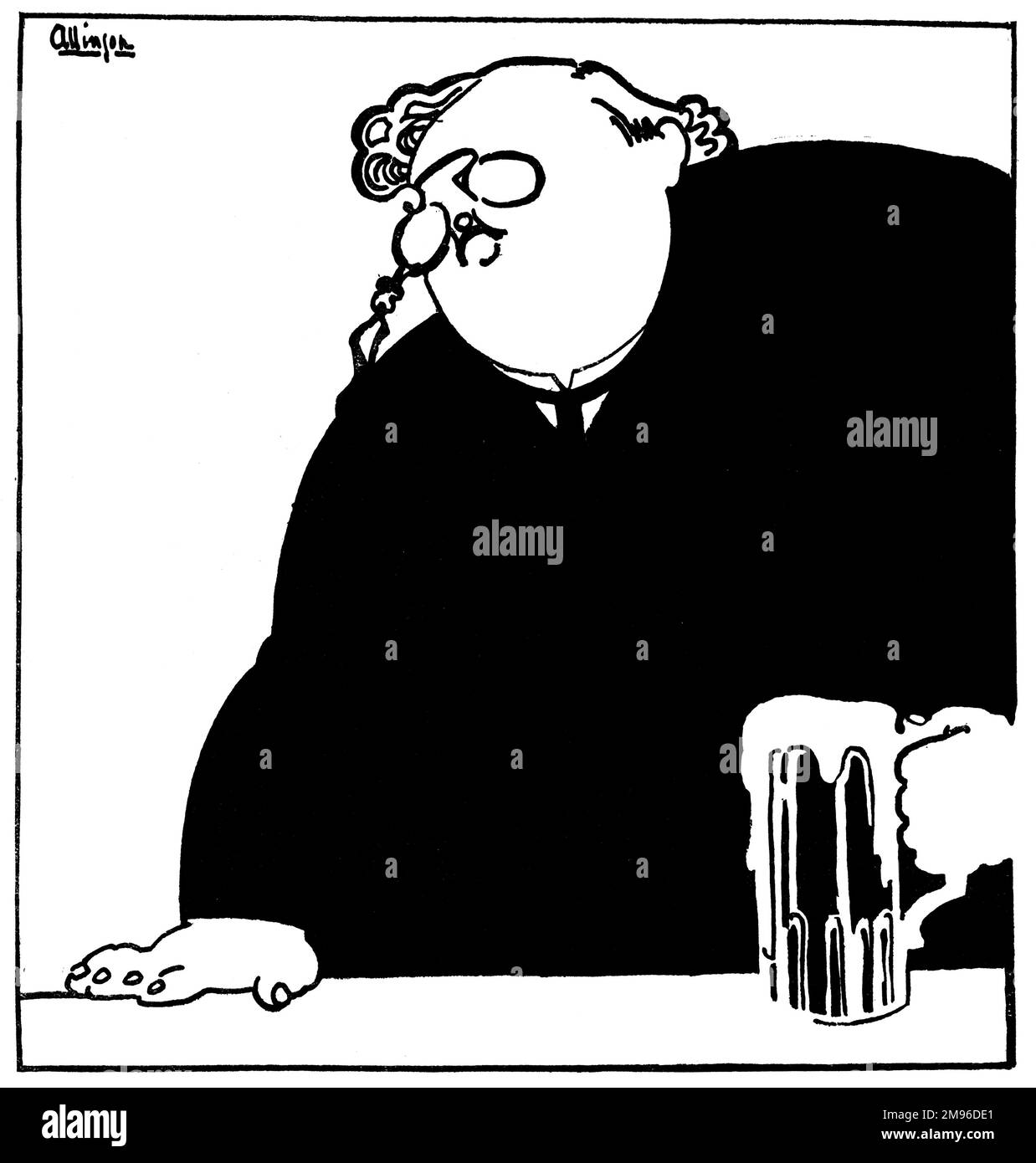 Chesterton cartoon Black and White Stock Photos & Images - Alamy