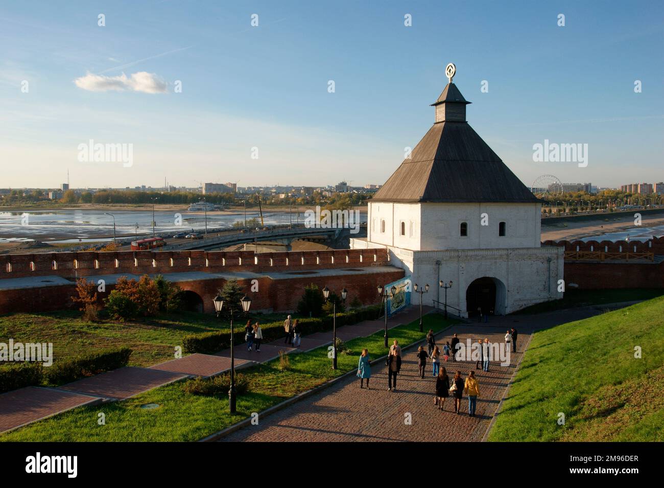 Russia - Tatarstan, Kazan: Defence and entrance tower in the Kremlin ...