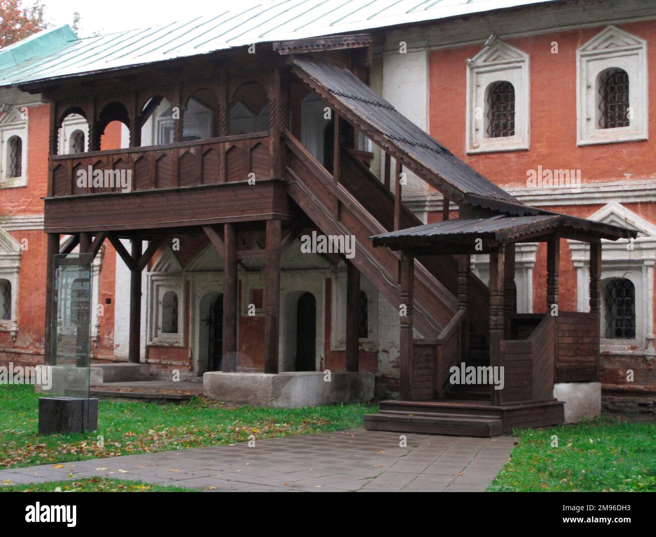 Old staircase lodging quarters monks monastery redeemer hi-res stock ...