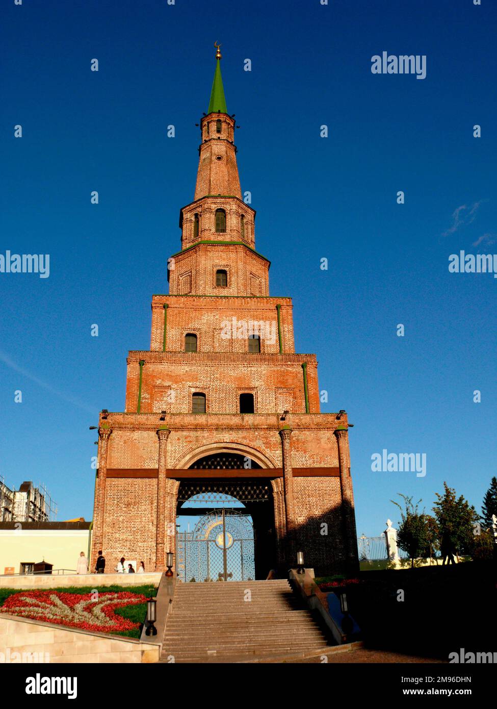 Russia - Tatarstan, Kazan: Sjujumbike Tower inside the Kremlin Stock ...