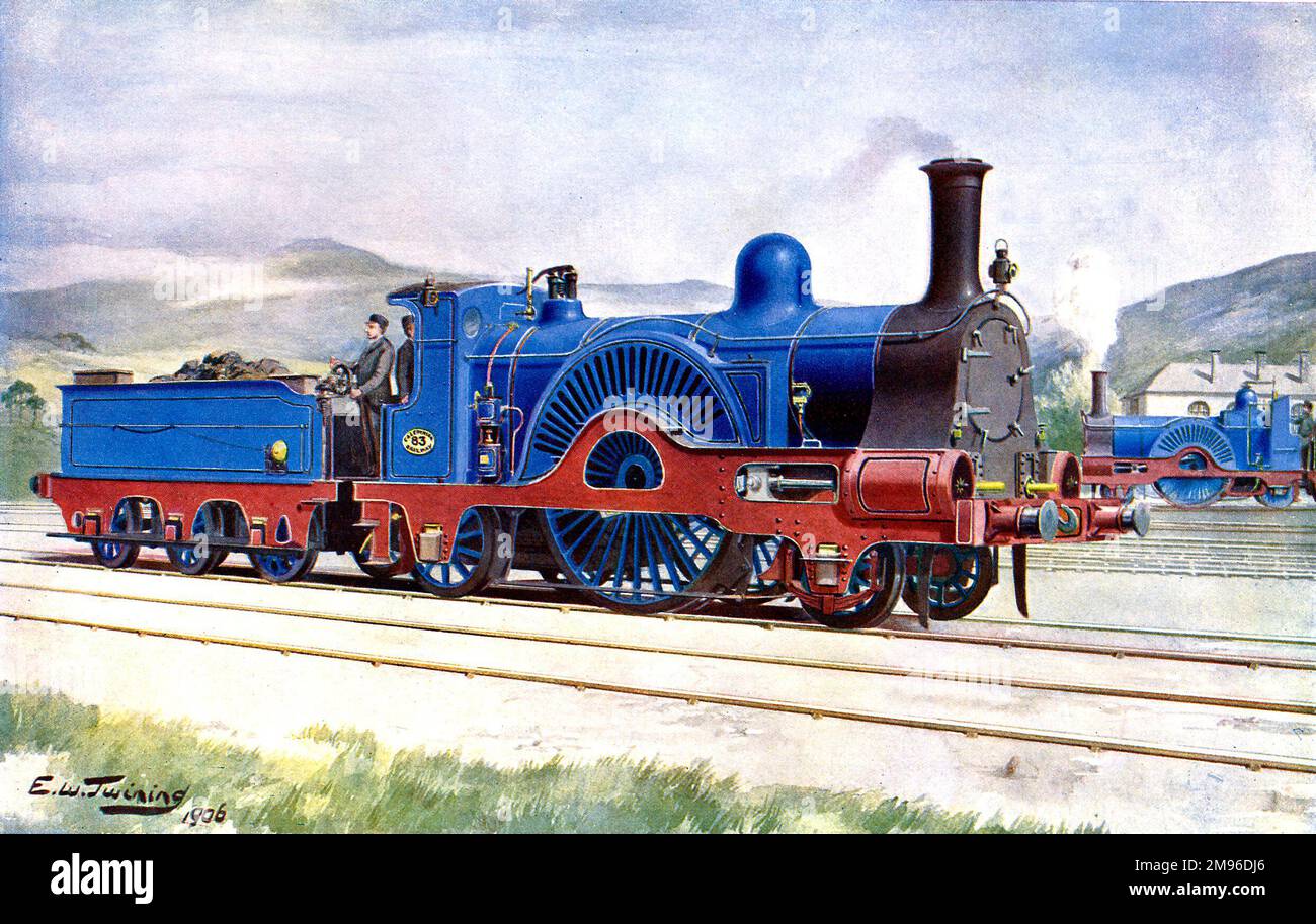 Caledonian Railway locomotive number 83, 1906 Stock Photo - Alamy