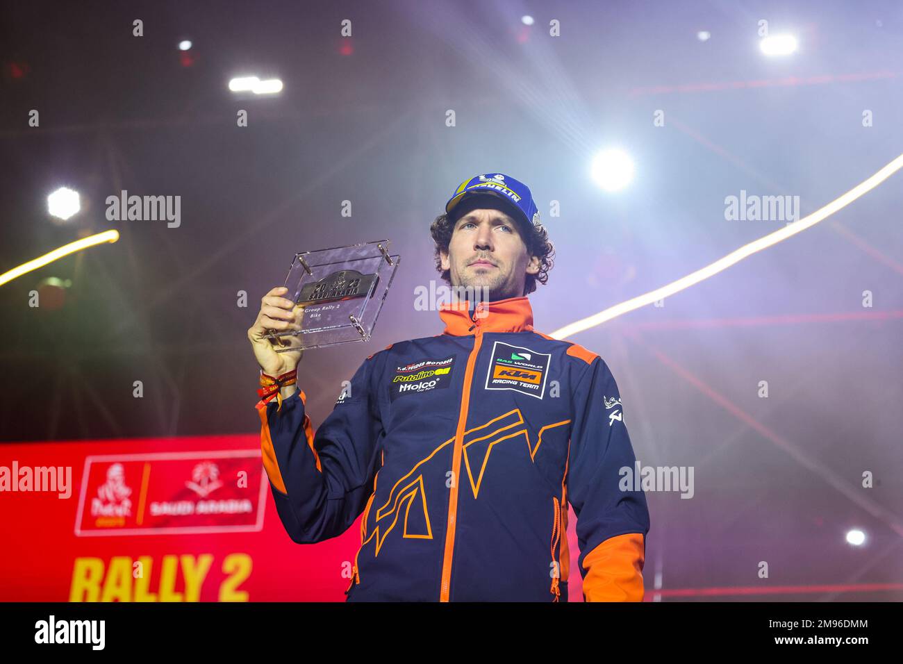 LUCCI Paolo (ita), BAS World KTM Racing Team, KTM, Moto, FIM W2RC, portrait during the Podium ...